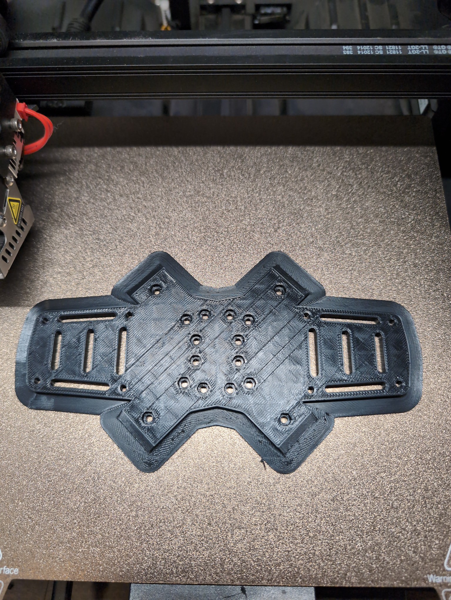 The last one failed because it warped this one. I just used a brim ...