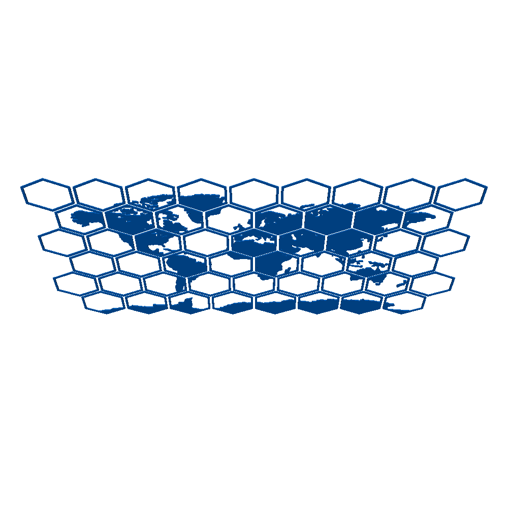 Free Home Decorations & Ornaments STL Download - Hexagon world mapby AboVe