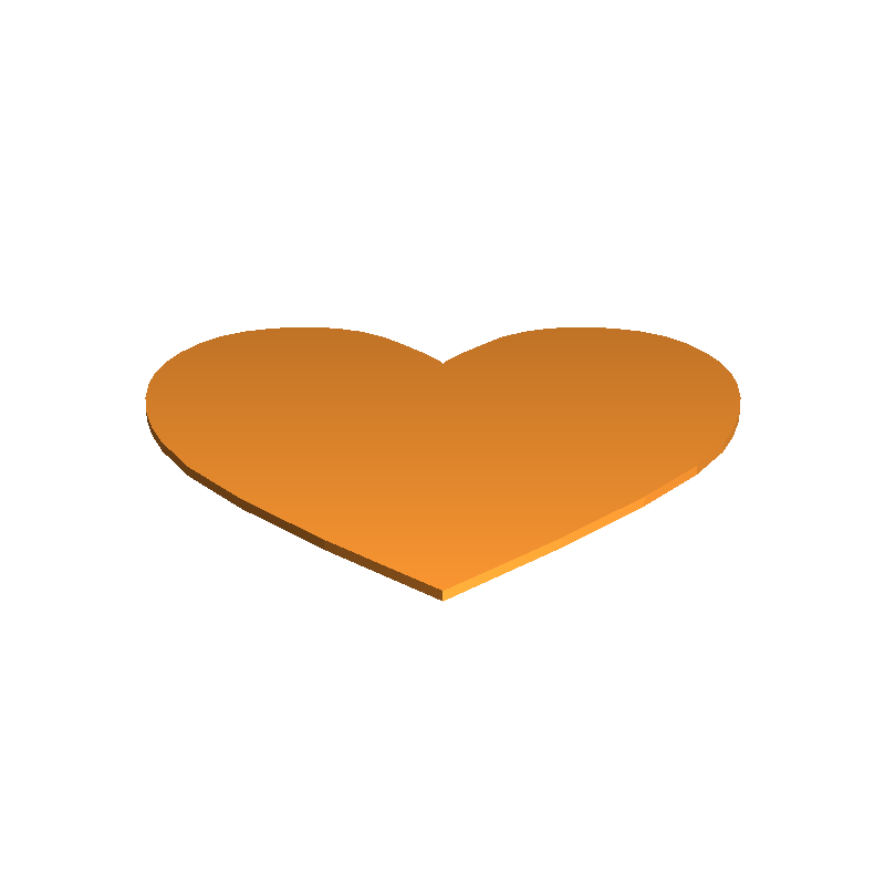 3D Printer Files | 3MF File | Print bed level test 190 x 190 mm heart ...