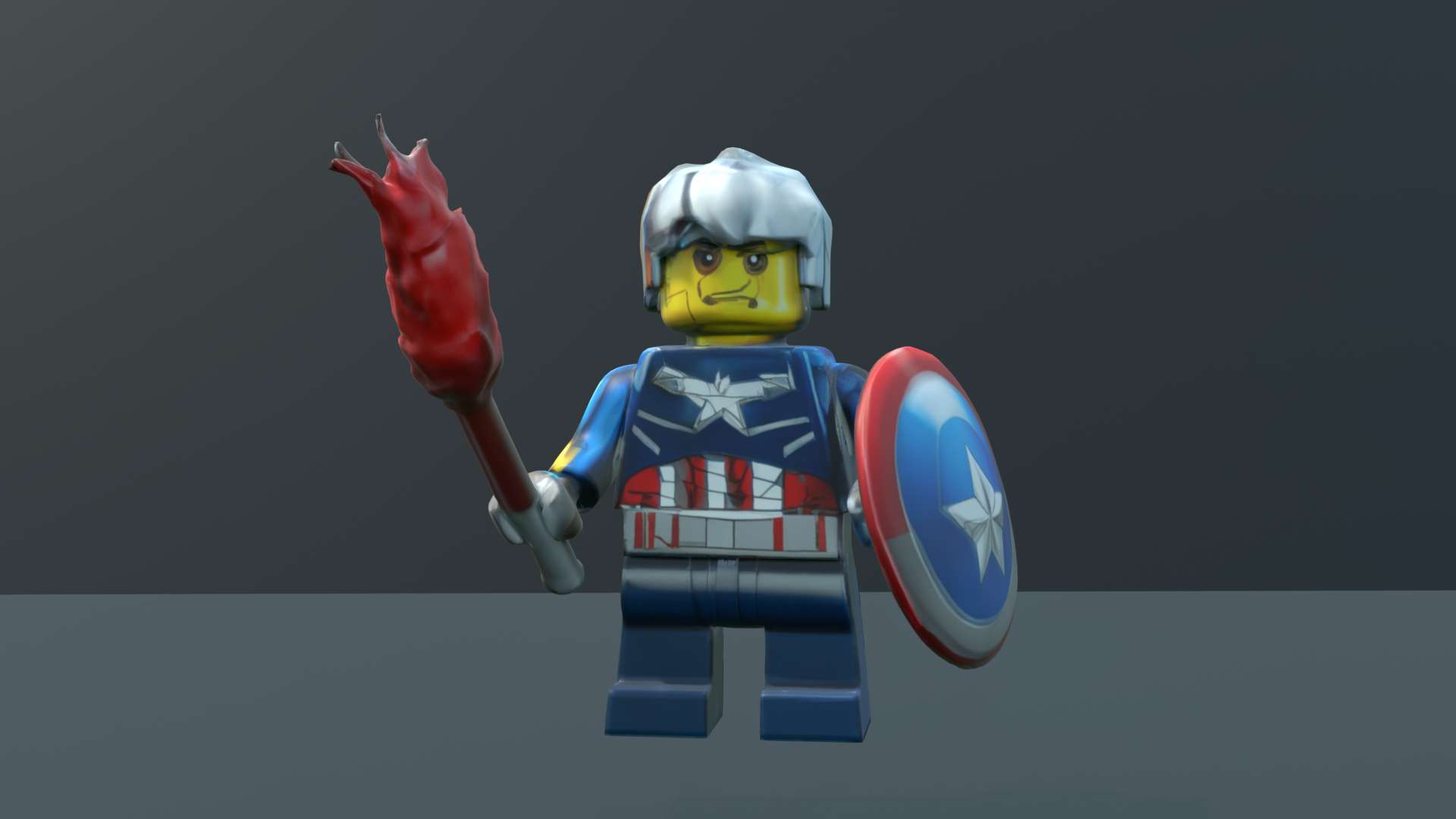 Captain America Lego | 3D models download | Creality Cloud