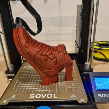 3D printed Jordan Air sneakers on Sovol SV06 | Creality Cloud