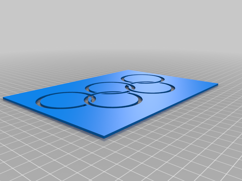 Free Digital Art STL Download - Olympics stencilby SMT_M 🦊