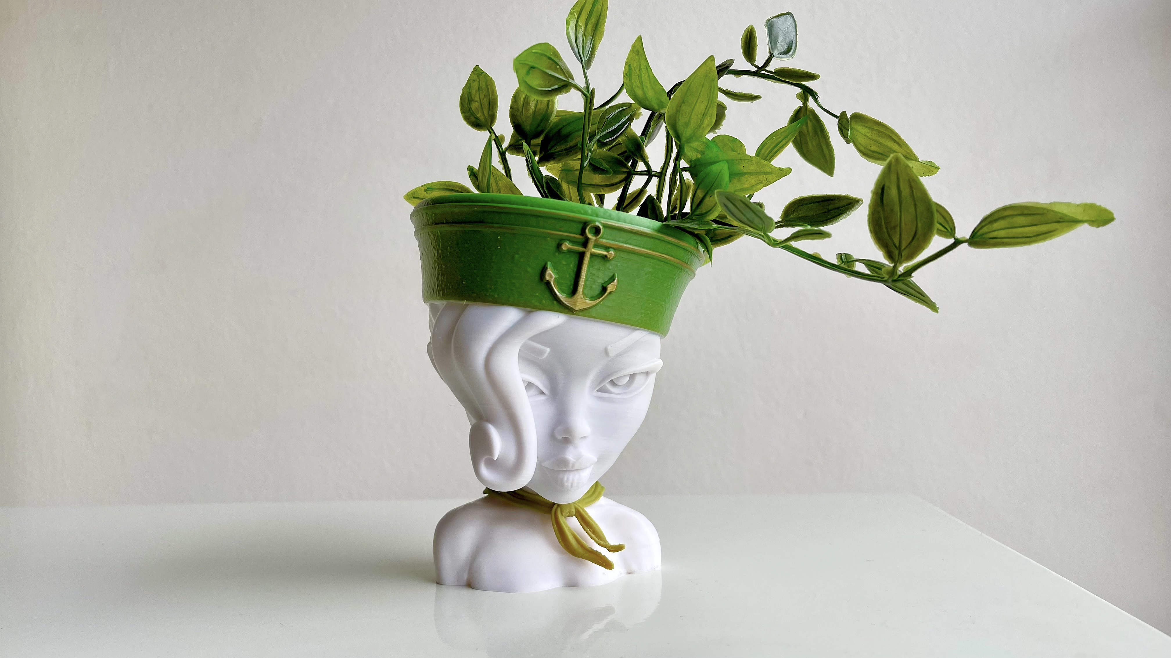 SHE-SAILOR BUST / PLANTER | 3D models download | Creality Cloud