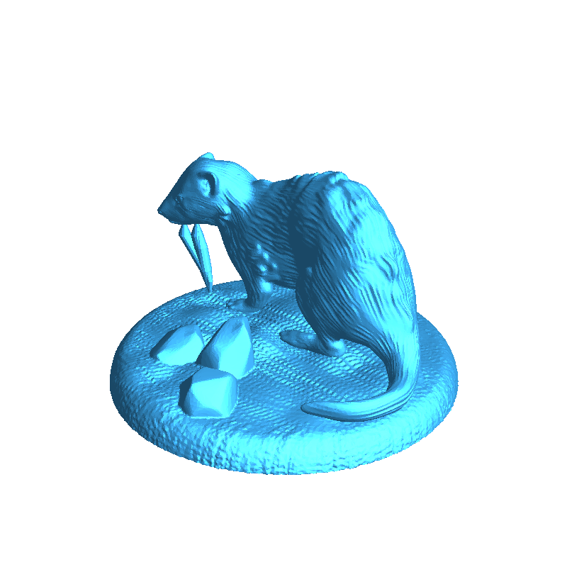 Characters & Creatures STL Download - Ferret Casualby M3DM