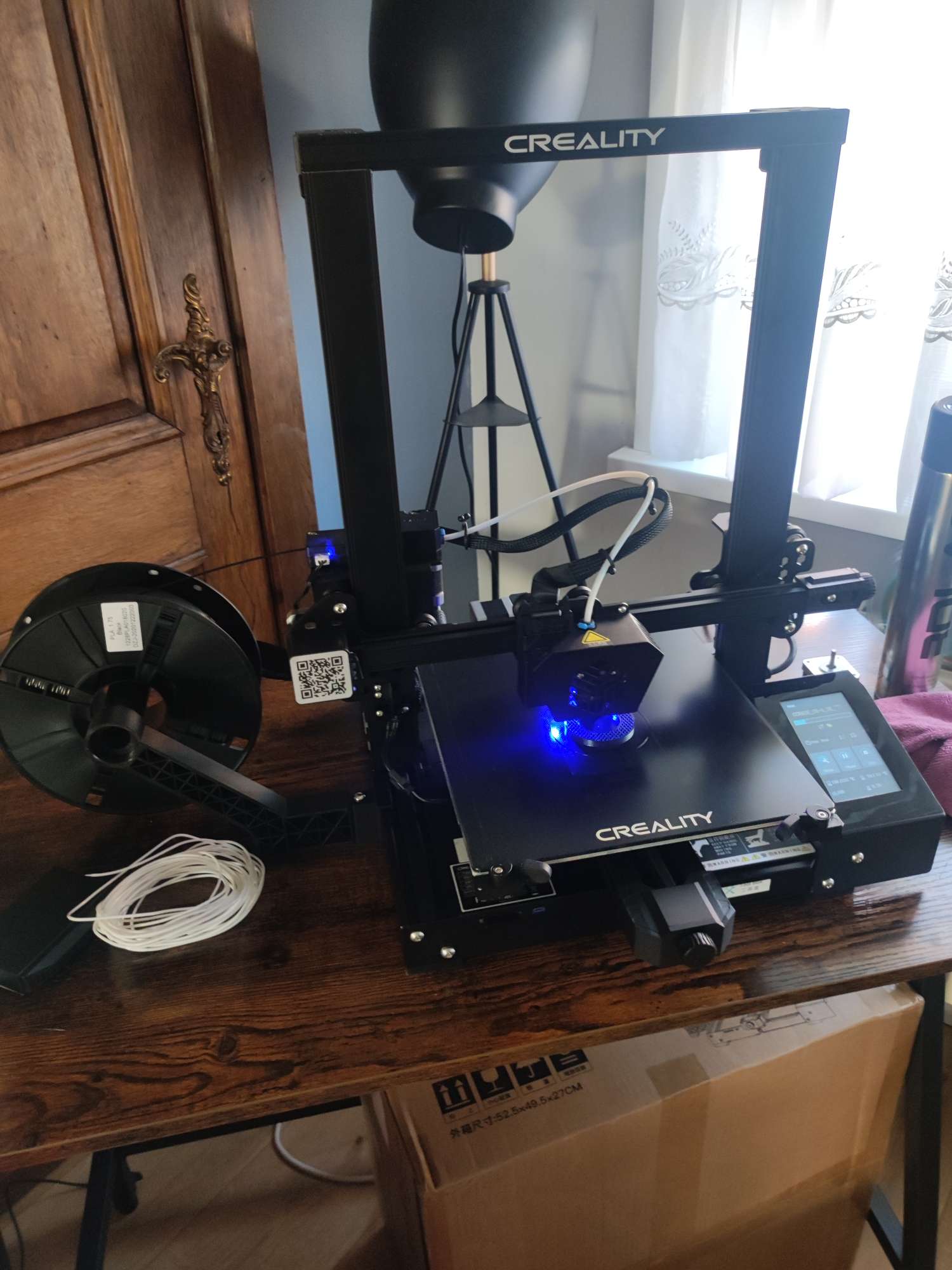 Testing the cr-6 love it Easy setup 😁 photo first print | Creality Cloud