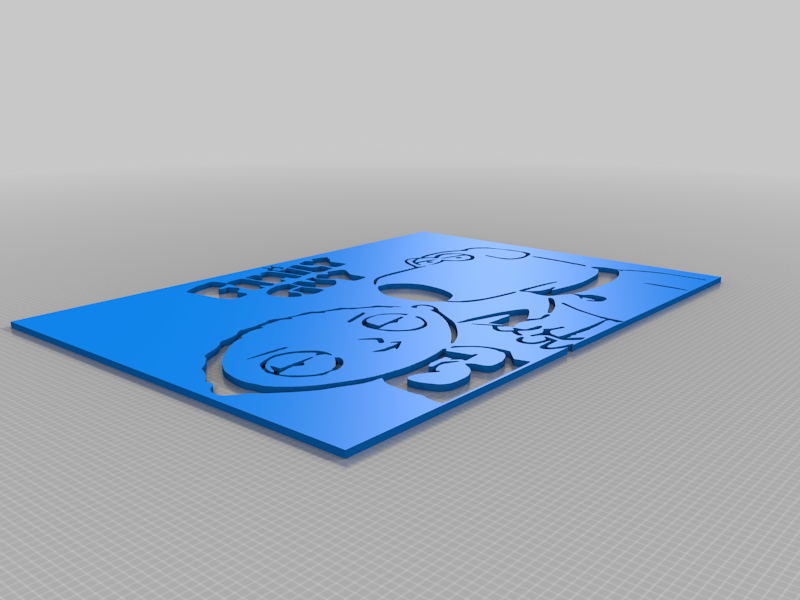 Free Other STL Download - Brian and Stewie stencilby SMT_M 🦊