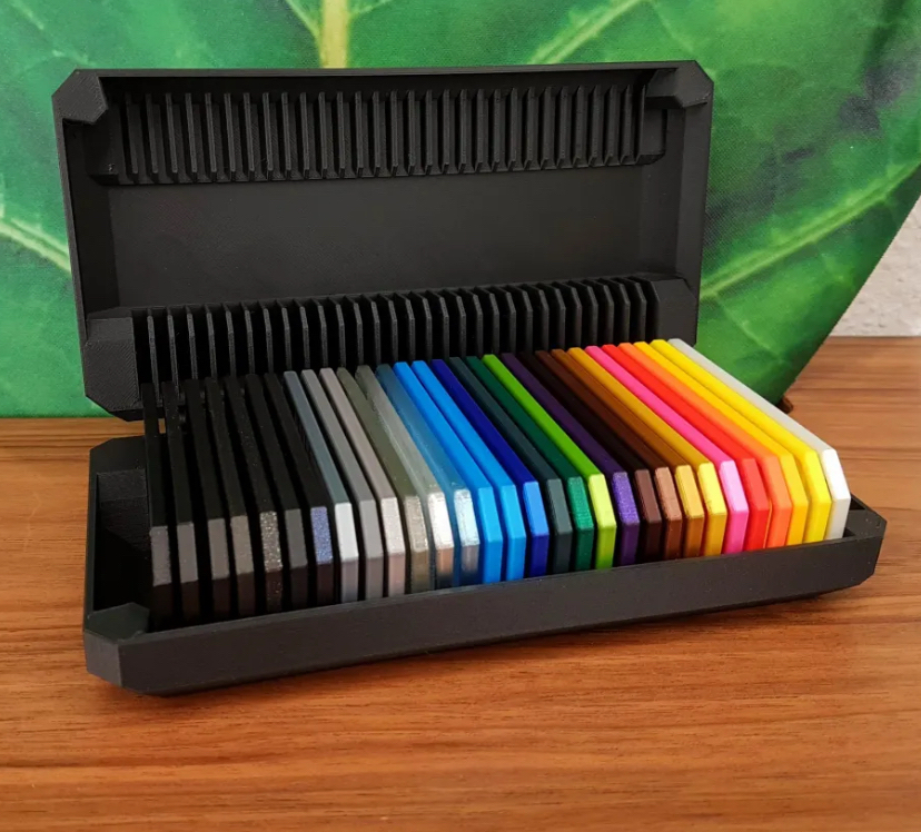 3D Printer Files | 3MF File | Filament Swatch Samples and Case ...