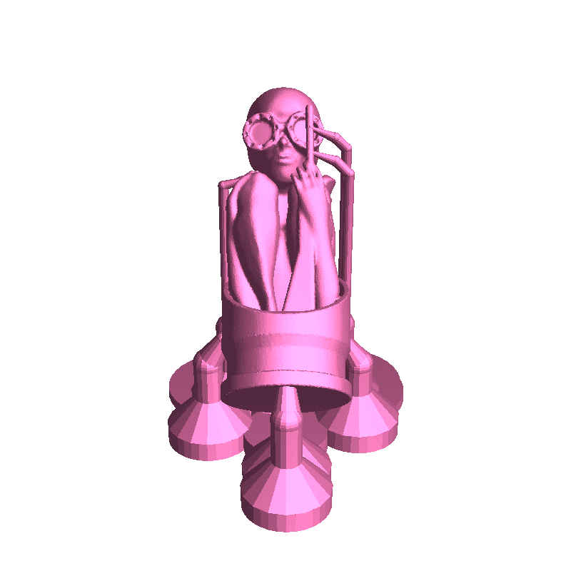 Free Sculptures & Artworks STL Download - Geiger Birth Baby Shell ...