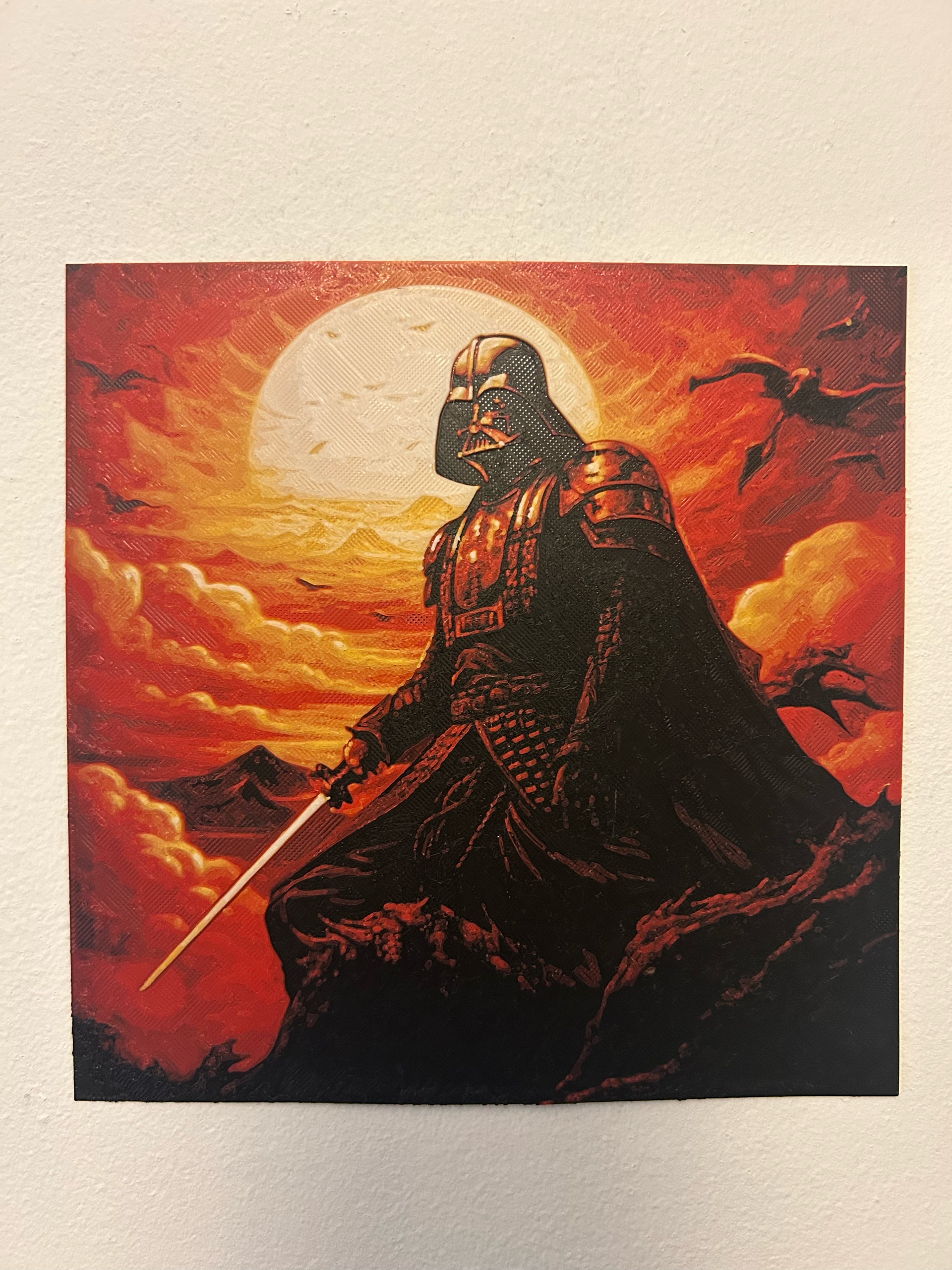 Hueforge Darth Vader … looks amazing using hyper PLA black/red/yellow ...