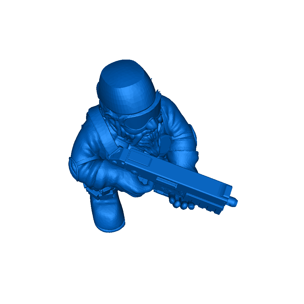 3D Printer Files | 3MF File | space dwarfs with guns | Creality Cloud