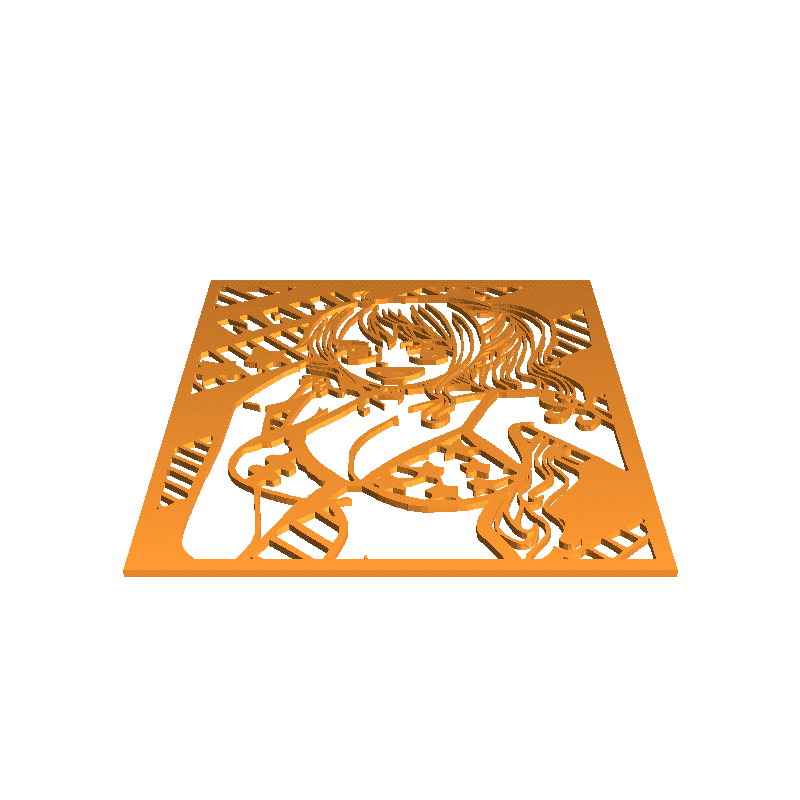Nami stencil 4 | 3D models download | Creality Cloud
