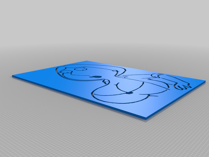 Lois Griffin stencil 2 | 3D models download | Creality Cloud