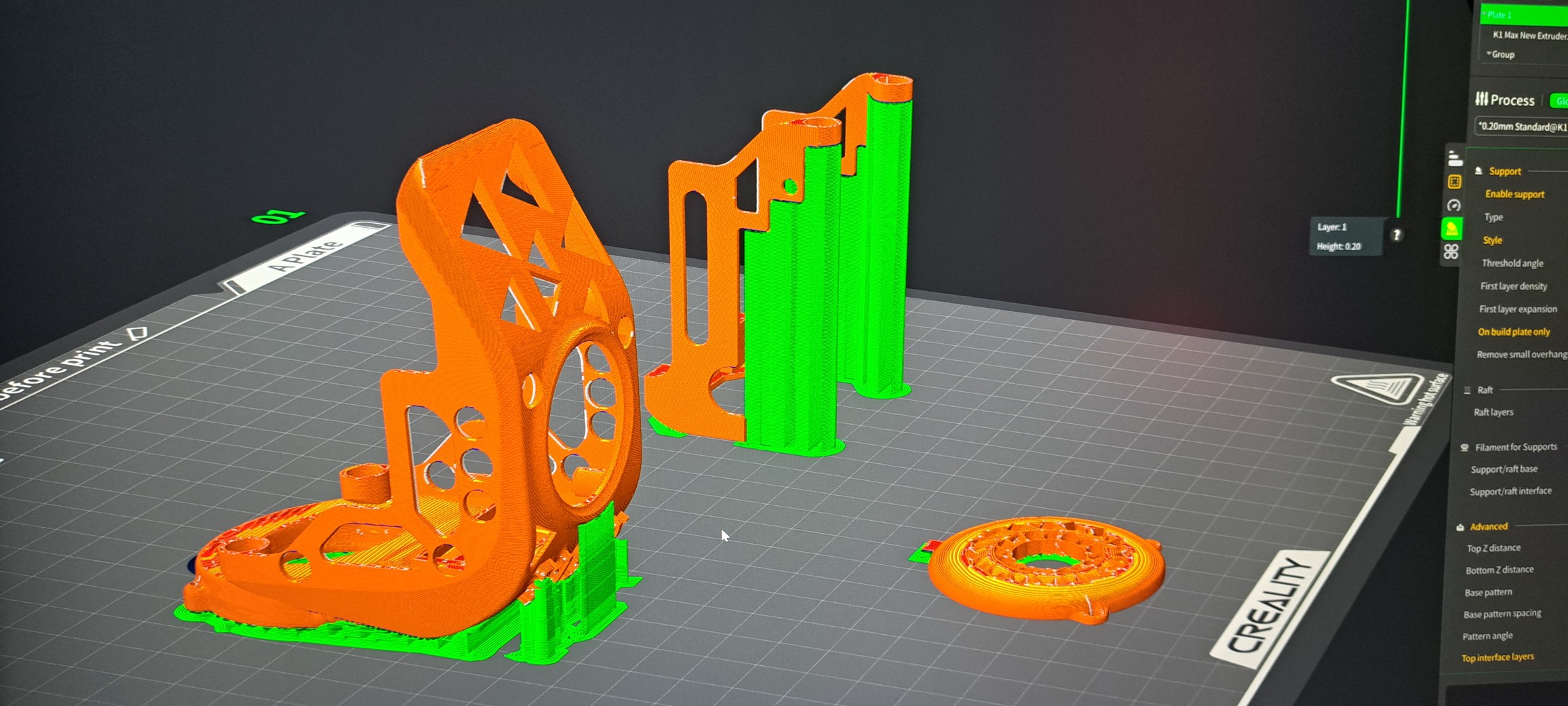 3D打印机配件STL下载 - Best Magnetic K1 Max / K1C Super Turbo Extruder Cover ...