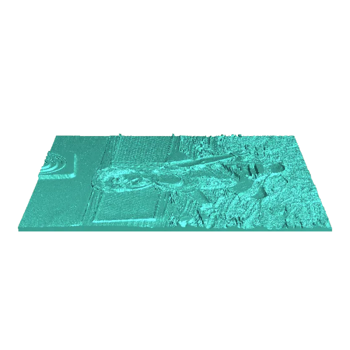 Free Digital Art STL Download - lithograph vivaanby Mihir Thakur