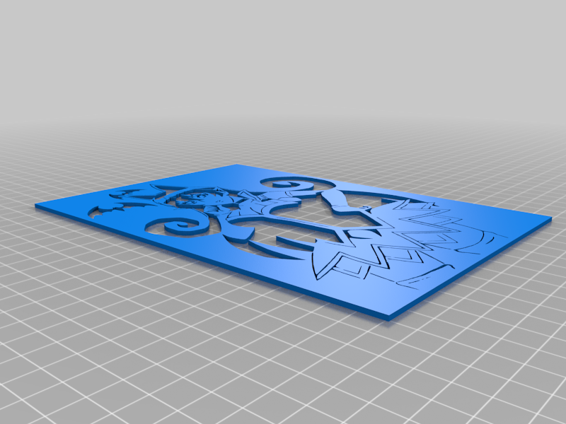 Free Digital Art STL Download - Azazel Ameri stencilby SMT_M 🦊