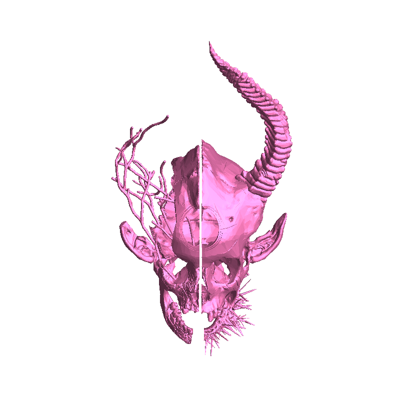 3D Printer Files | 3MF File | demon skulls | Creality Cloud