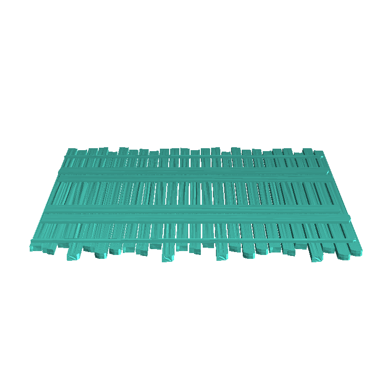 Other STL Download - Improvised wooden log bridge with float and ...