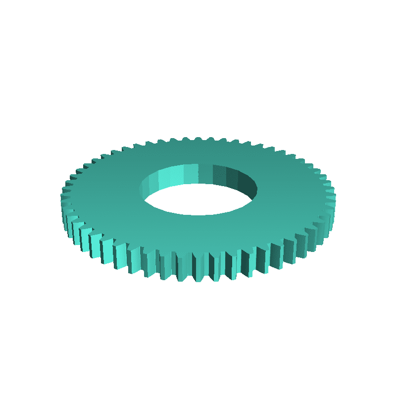 Free Tools & Spare Parts STL Download - 56 tooth cog, 25 mm inner hole ...