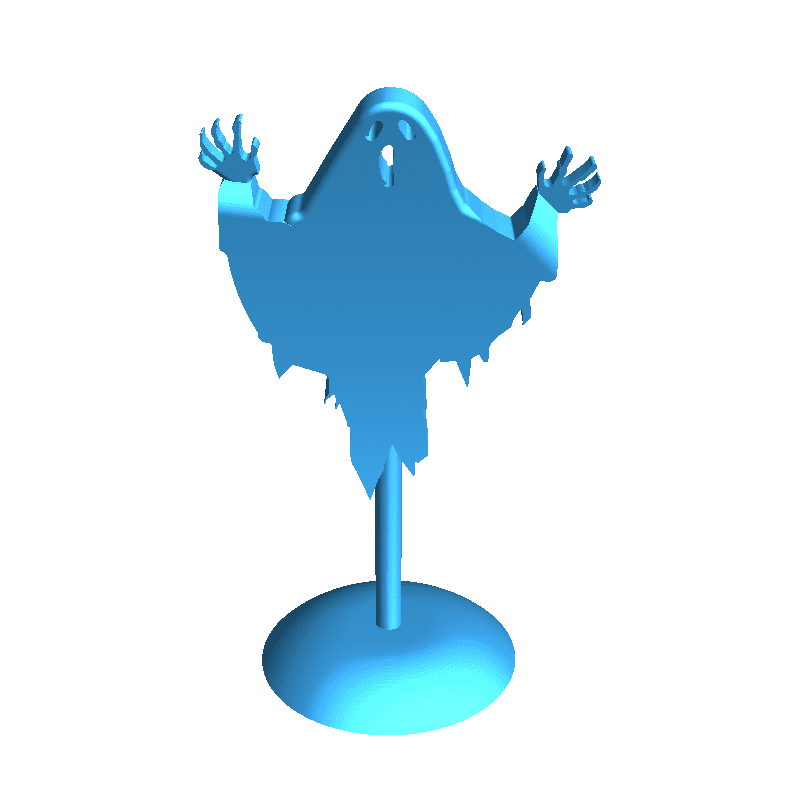 Free Characters & Creatures STL Download - Ghost fantômeby KALMAR