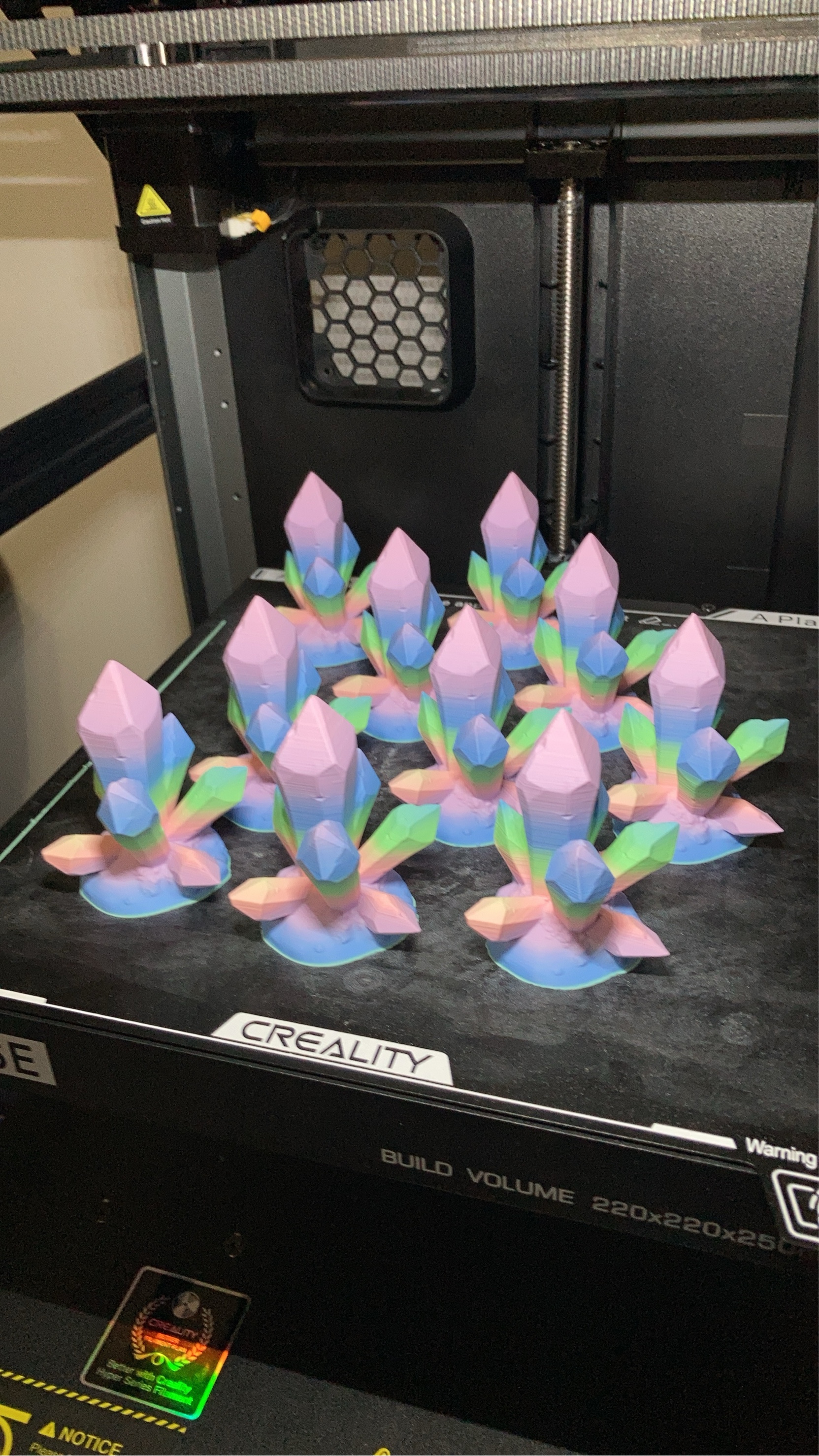 Made with rainbow matte PLA turned out very well | Creality Cloud