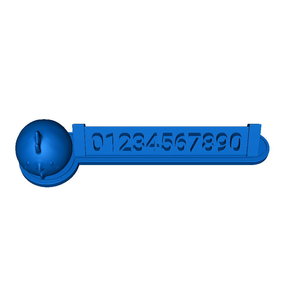 Free Other STL Download - numbersby Goliard