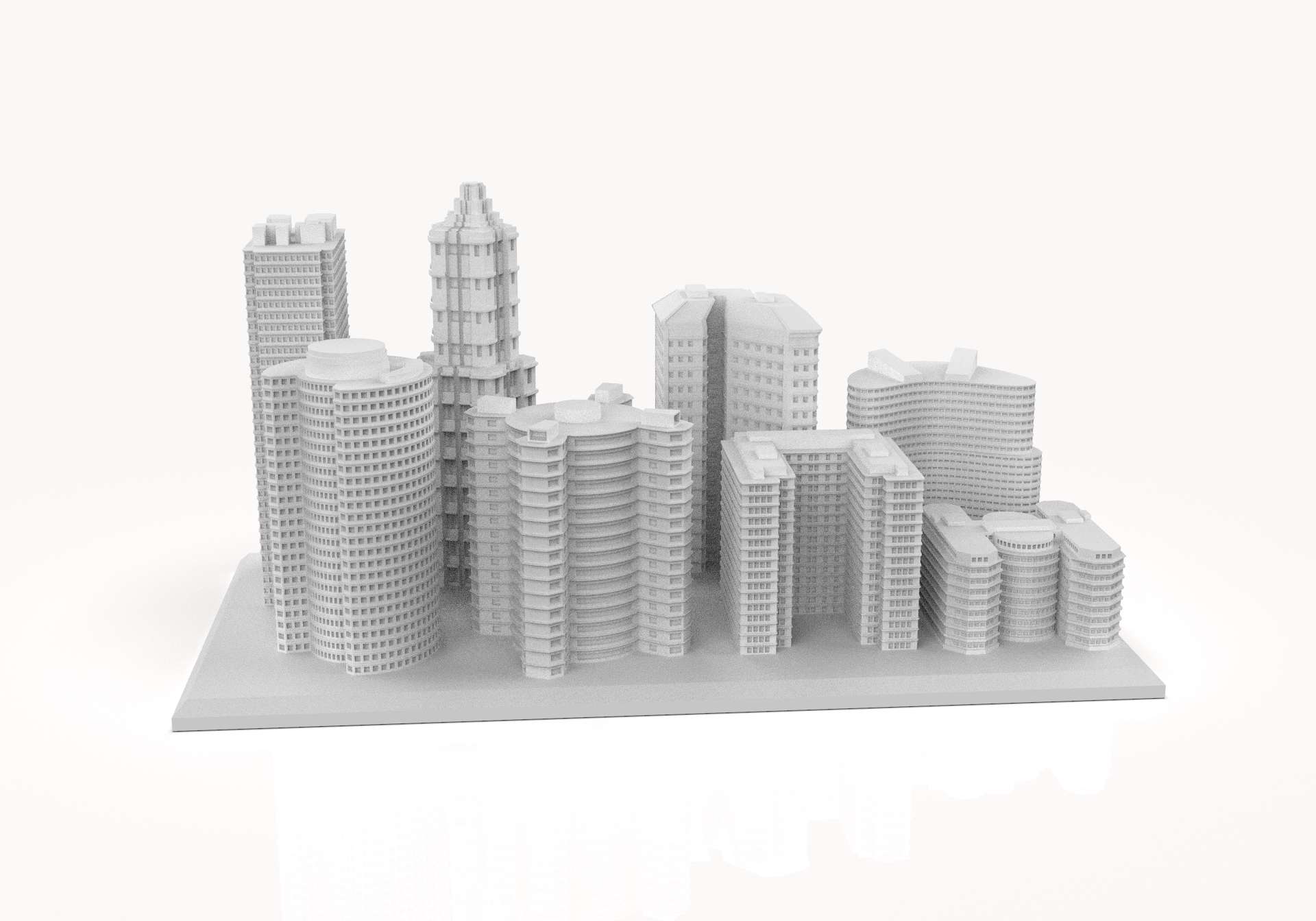 Building model | 3D models download | Creality Cloud