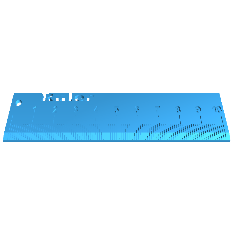 Amazing ruler 3d printed | Creality Cloud
