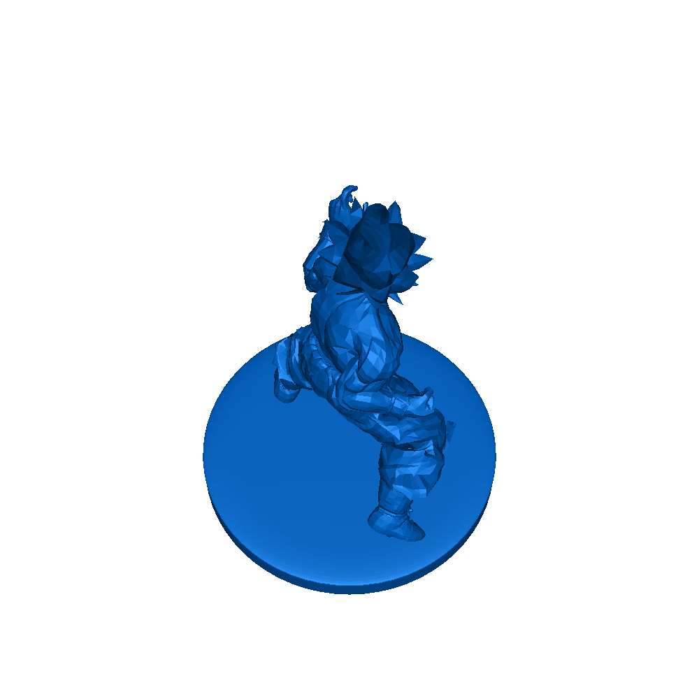 Free Characters & Creatures STL Download - Goku by El Hamura Gamer