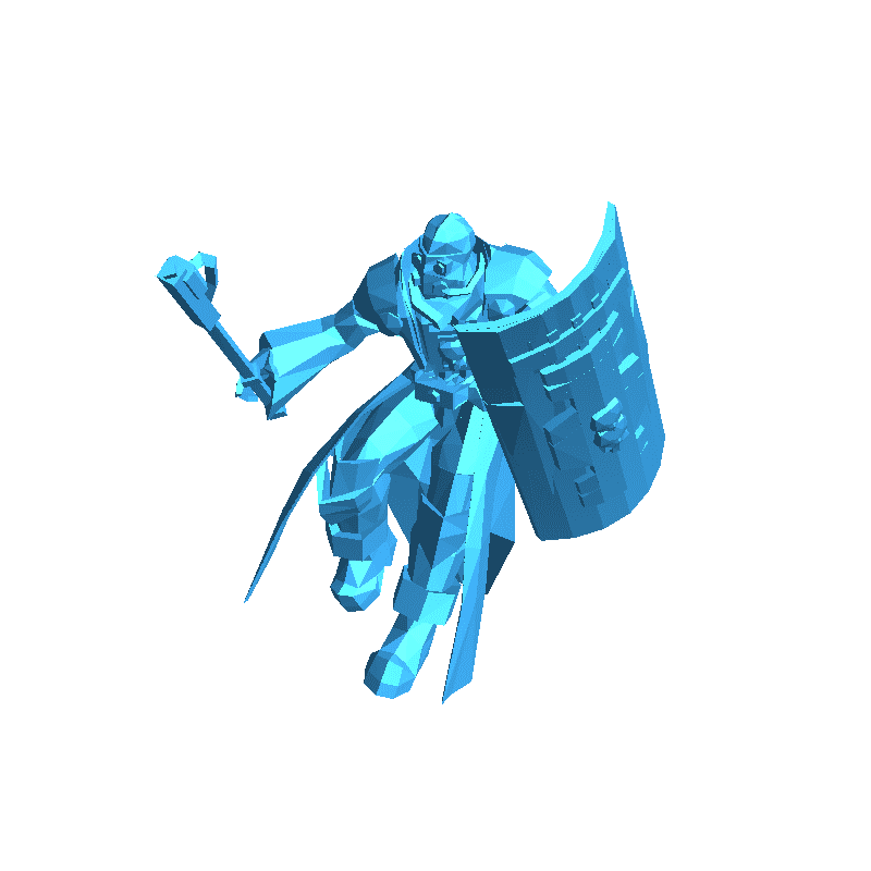 Free Other STL Download - henchmen - crusader - dynamic poseby SMT_M 🦊