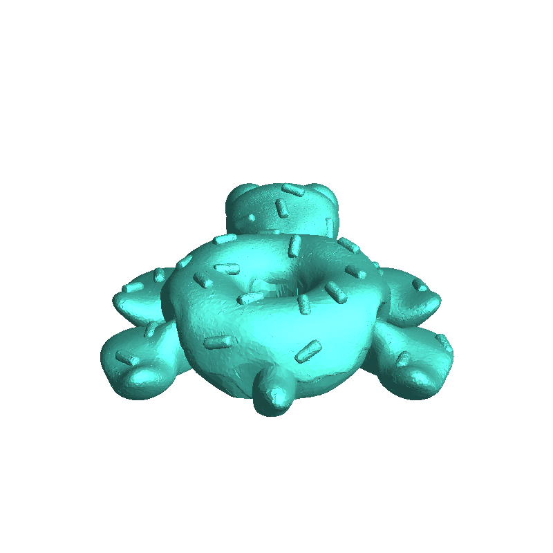 Other STL Download - Cute Flexi Donut Turtleby Bellamys3DPrints