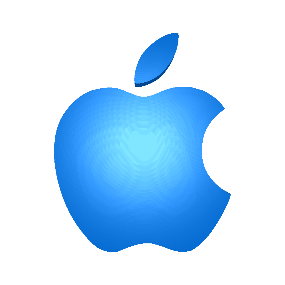 Free Digital Art STL Download - Apple Logoby Марк Колесников