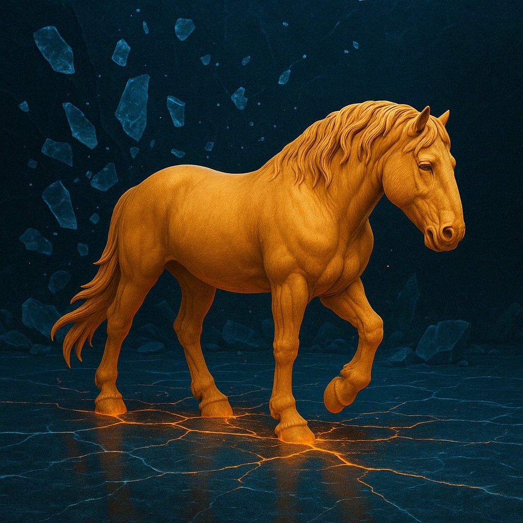 Sculptures & Artworks STL Download - 4 models of HORSES by Nelea N²C³R