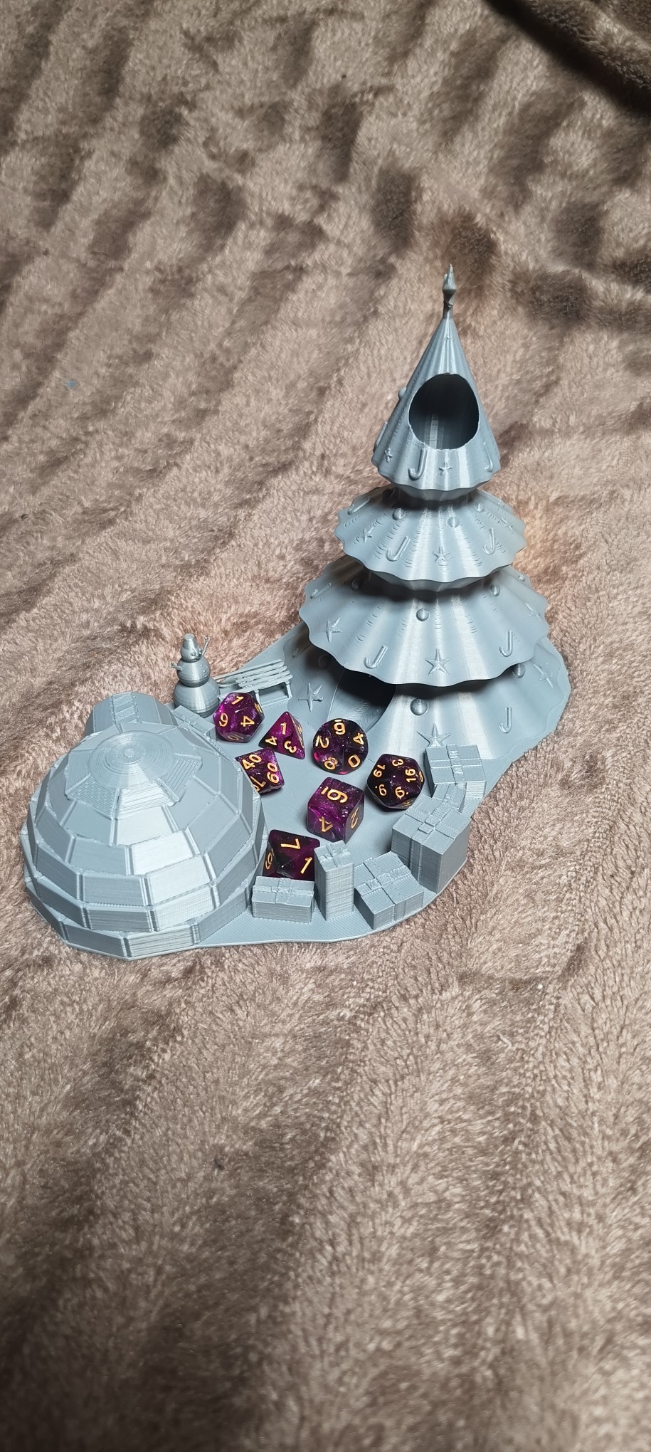 DnD dice XMAS tree New Year edition | 3D models download | Creality Cloud