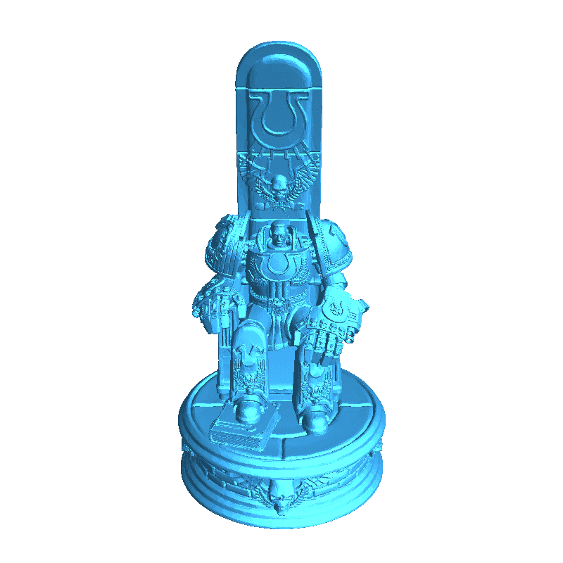 Free Other STL Download - marneus calgar throne - ultramarinesby SMT_M 🦊