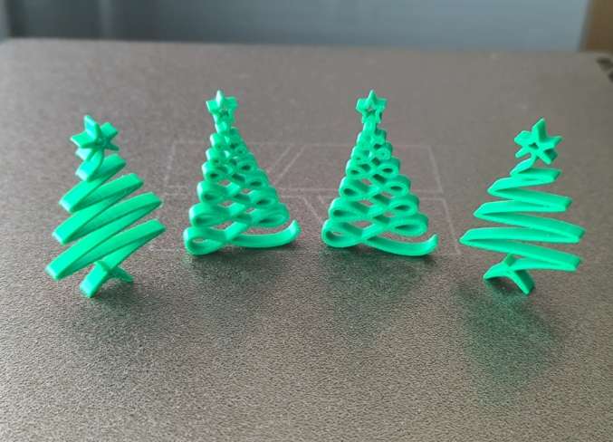 some Christmas trees | 3D models download | Creality Cloud