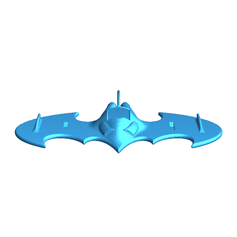 Free Other STL Download - Batman planeby Clapani 3D Printers