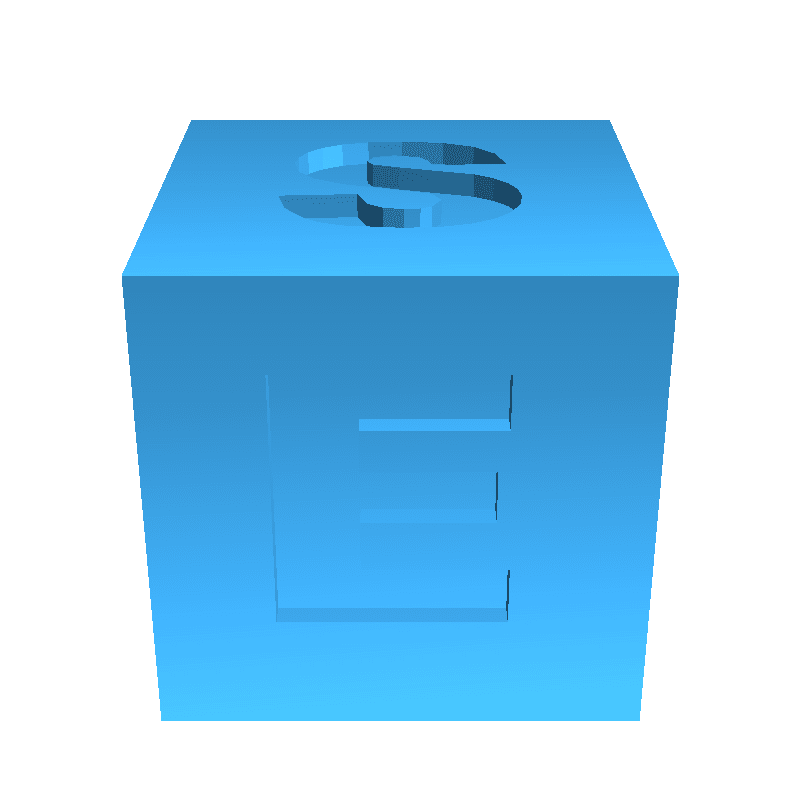 Free Test Models STL Download - ERS Cubeby BiggestES