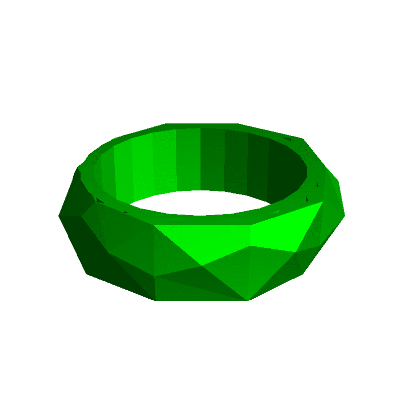 Free Jewelry & Accessories STL Download - Low Poly Ring Testby Antony ...