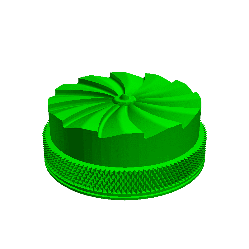 Free Tools & Spare Parts STL Download - grinder top knurledby krys one