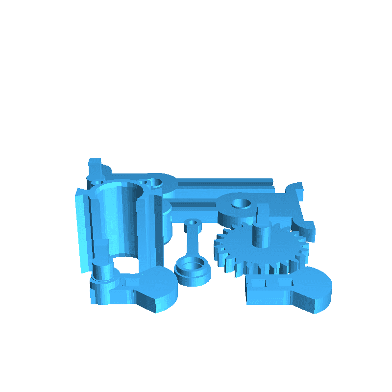 Single Cylinder engine model | 3D models download | Creality Cloud