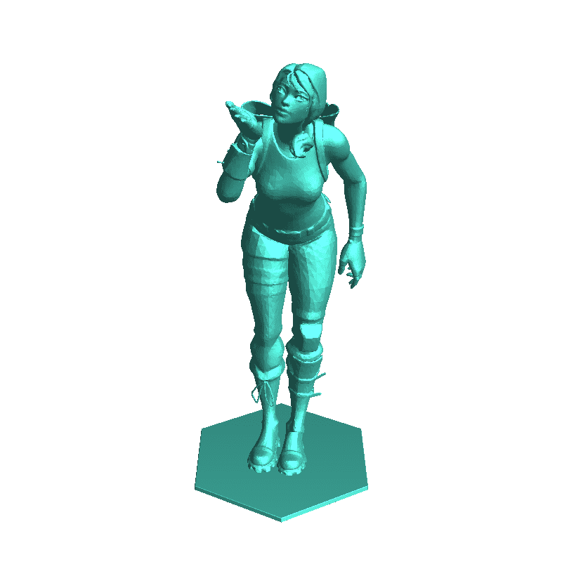 Free Characters & Creatures STL Download - Figurine forniteby Jpmandu84