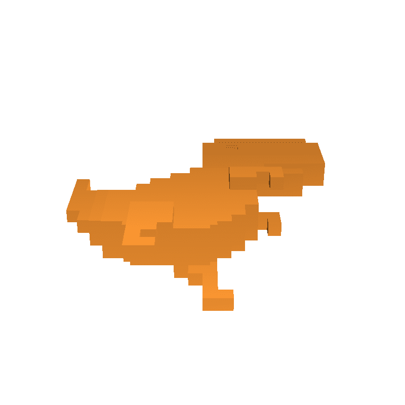 Google T rex | 3D models download | Creality Cloud