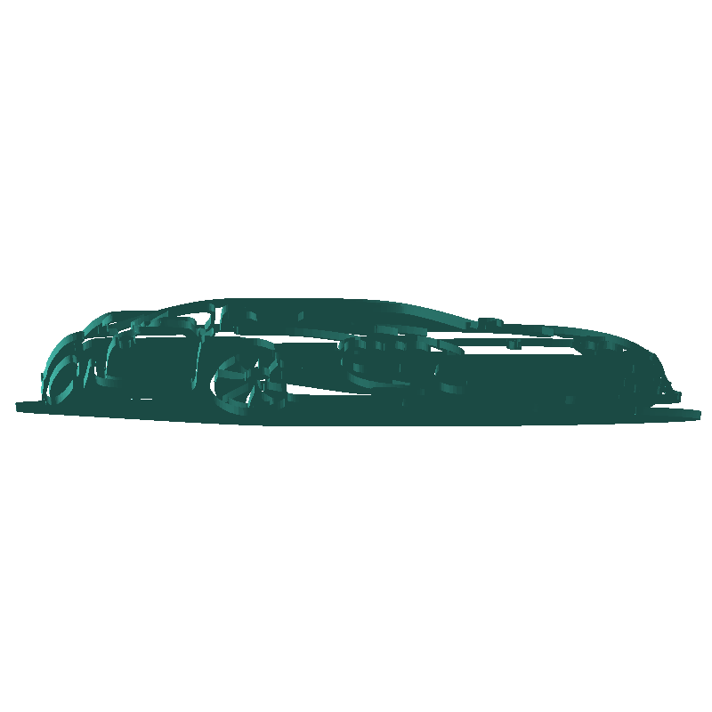 3D Printer Files | 3MF File | TOYOTA SUPRA MK4 - 2D WALL ART #1 ...