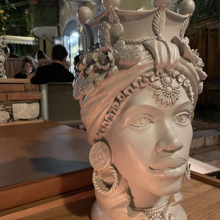 Sculptures & Cultural Relics STL Download - Sicilian Moro Head femaleby ...