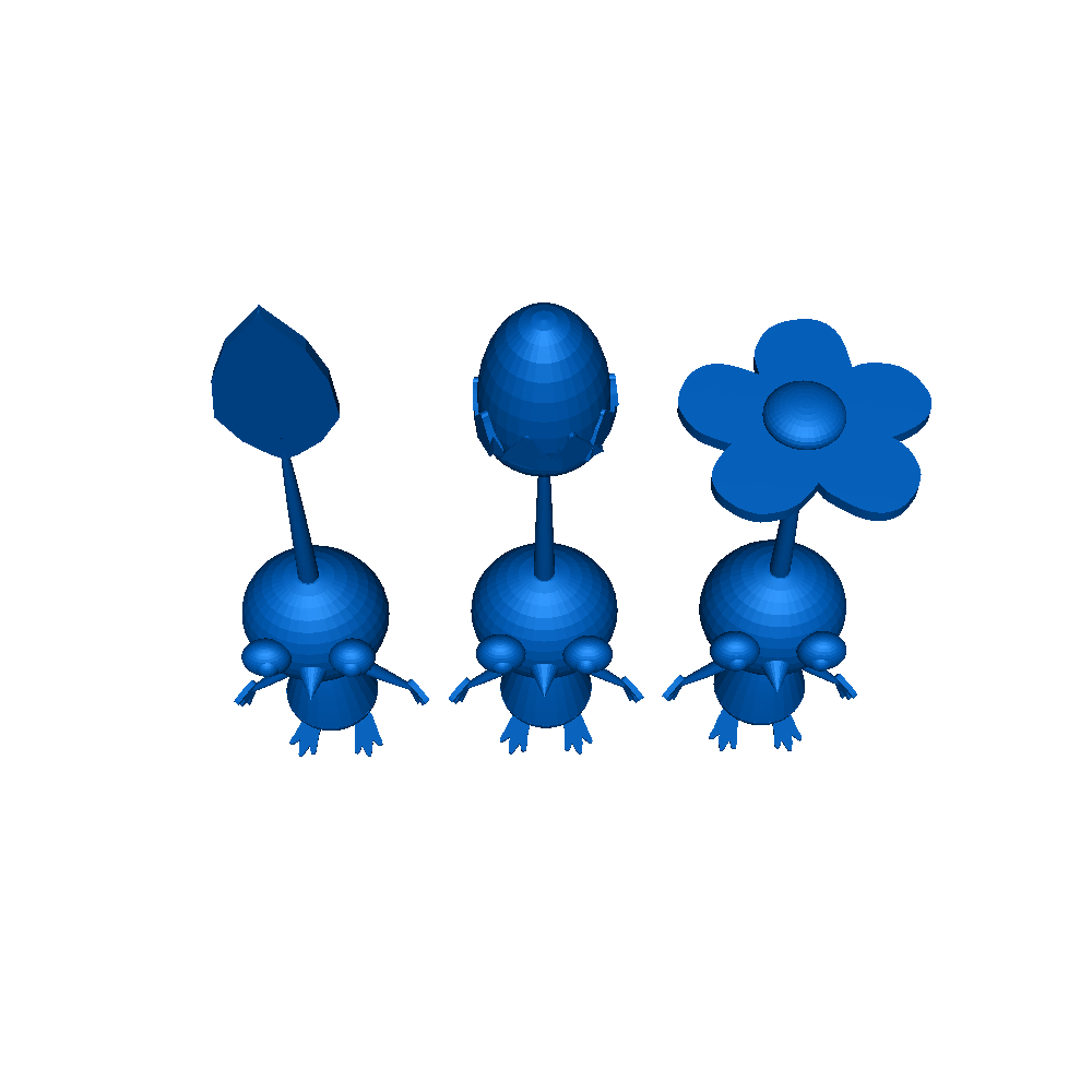 Free Characters & Creatures STL Download - Red pikminby Davi Diniz