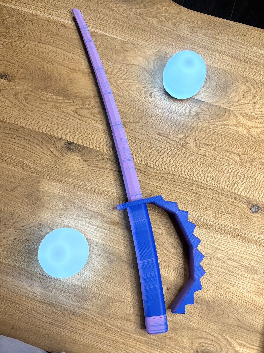 3D Printer Files | 3MF File | collapsing sword customizable. split in ...