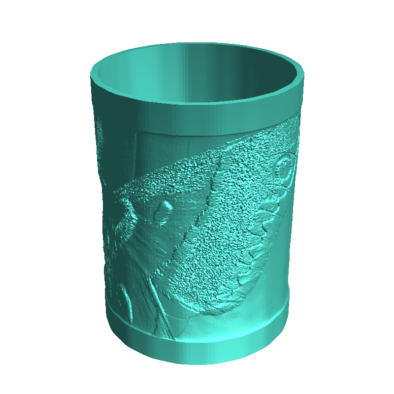 Free Home Decorations & Ornaments STL Download - Moth pencil holderby ...