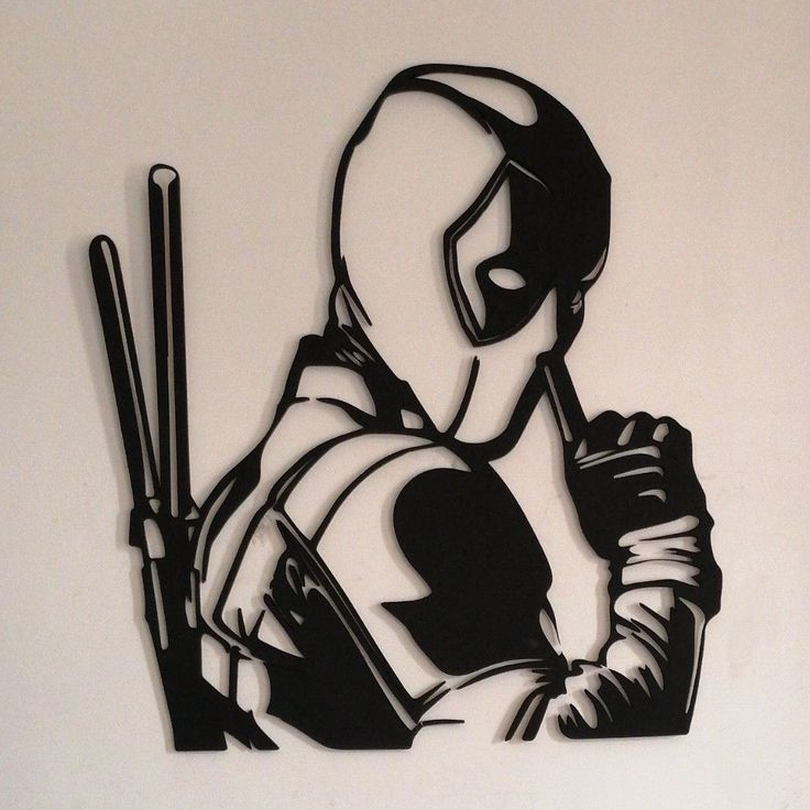 Home Decorations & Ornaments STL Download - deadpool silent by Danu Pubudu