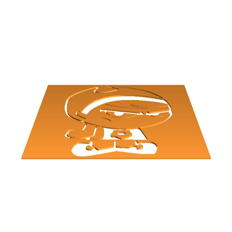 Mandy stencil | 3D models download | Creality Cloud