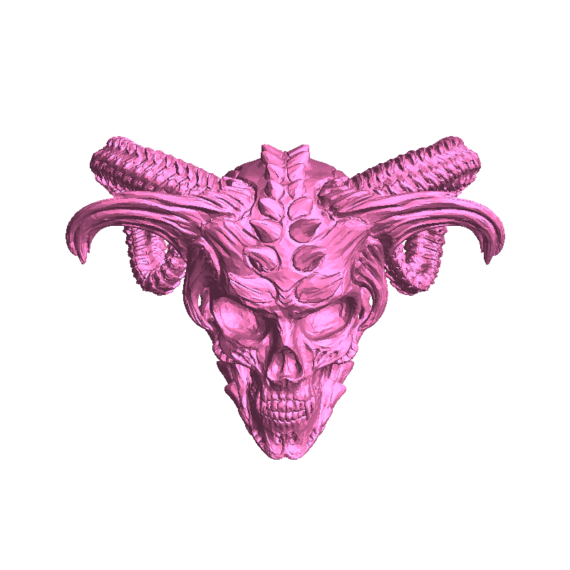 3D Printer Files | 3MF File | demon skulls | Creality Cloud
